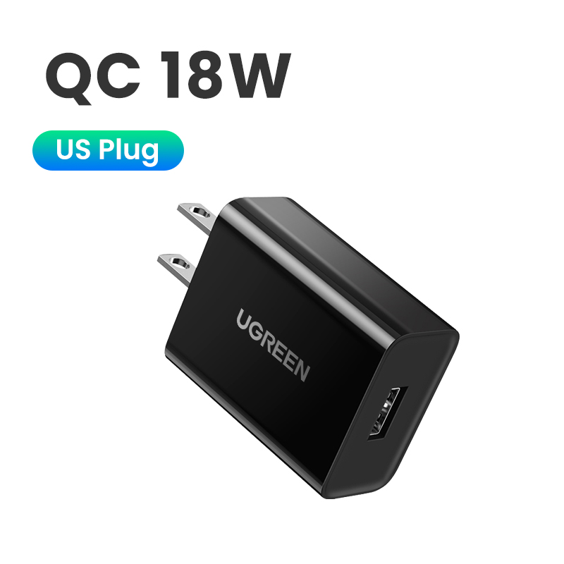 UGREEN QC 18W Fast Charger USB A Wall Charger Adapter หัวชาร์จเร็ว อะแด ...