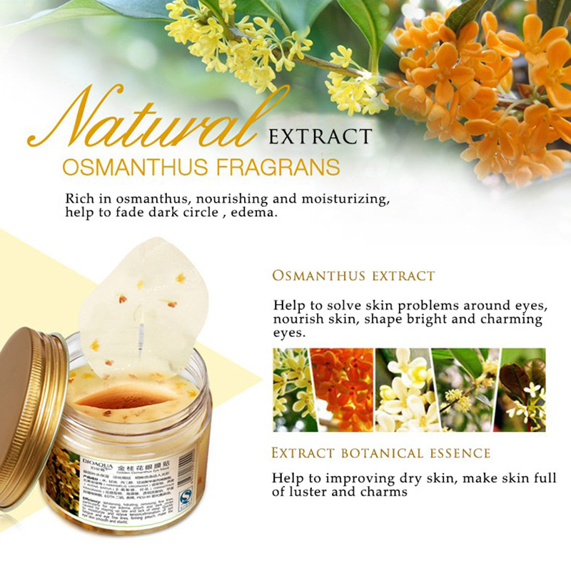 Gold Osmanthus Eye Mask Anti Wrinkle Brighten Dark Circles Moisturizing ...