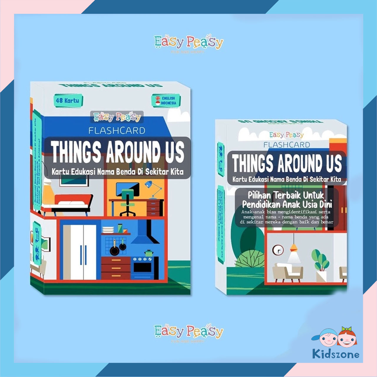 KIDSZONE | THINGS AROUND US FLASHCARD - BENDA DI SEKITAR UKURAN BESAR ...
