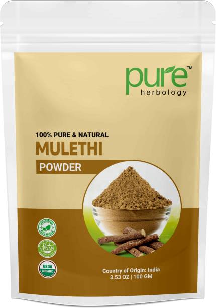 Pure Herbology Pure & Natural Mulethi Powder For Skin W... 100 g | Daraz.pk
