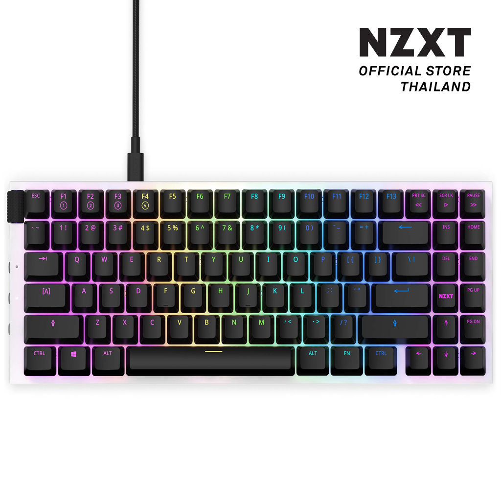 NZXT KEYBOARD FUNCTION MINI TKL BLACK/WHITE (US ENGLISH ANSI) | Lazada ...
