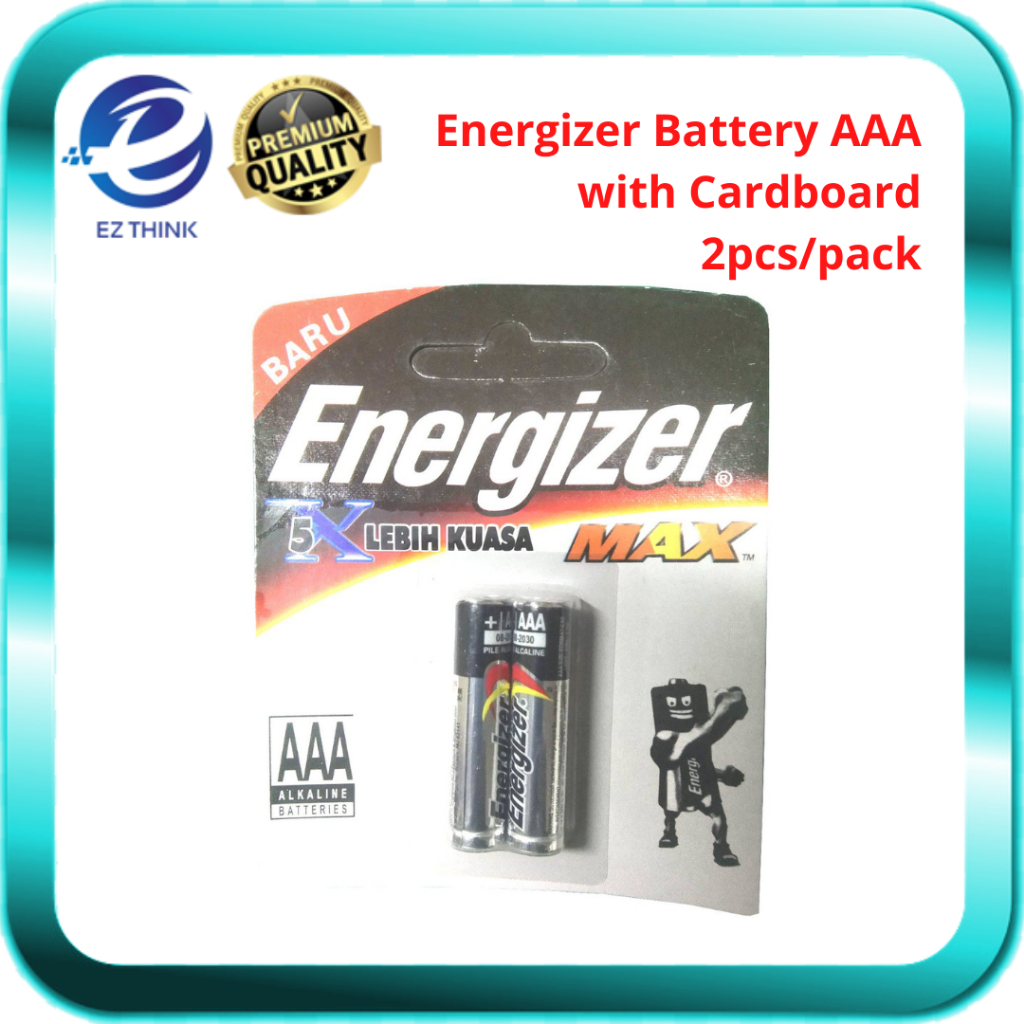 Energizer AA / AAA Battery LR6 Alkaline Battery Bateri 1.5V 3V 电池 EZ ...