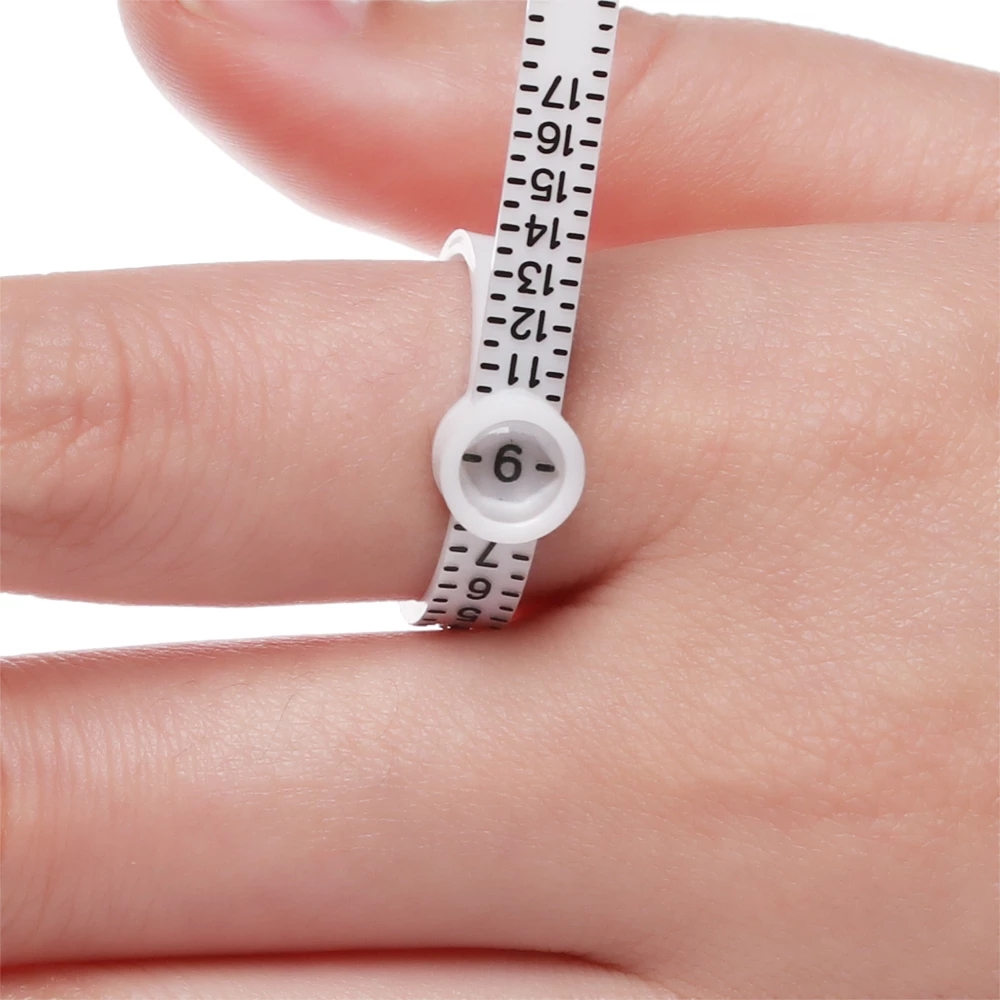 Ring Sizer Measure With Magnifier Finger Gauge Genuine Tester Finger ...