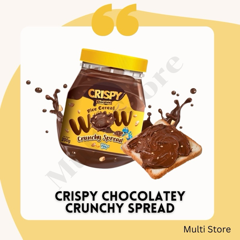 Crispy Chocolatey Crunchy Spread ~ แยมช็อคโกแลตครั้นชี่ข้าวพอง | Lazada ...