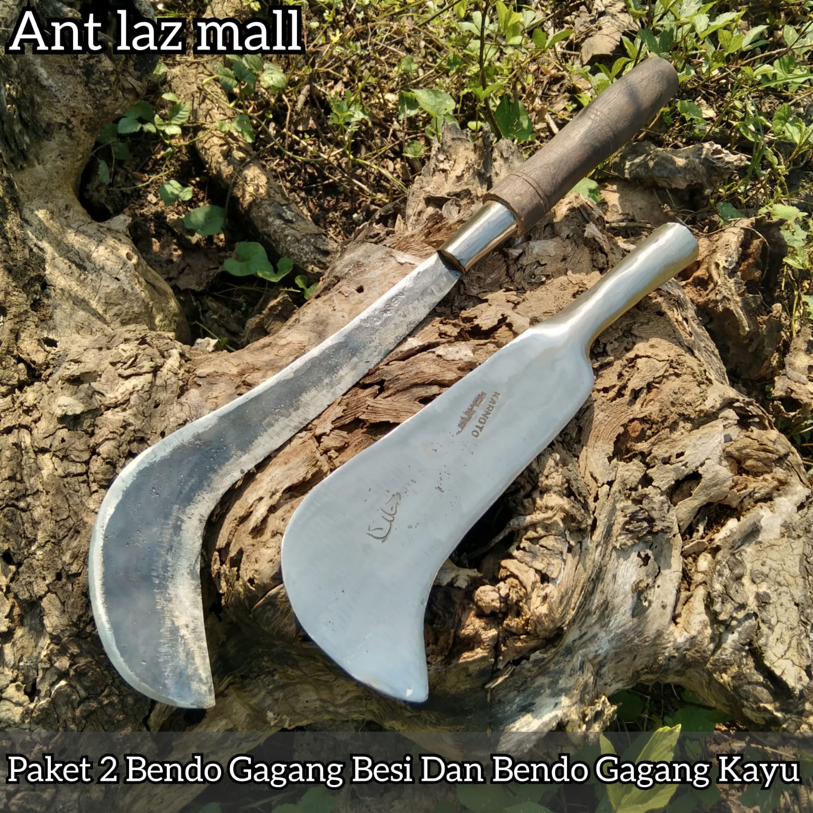 (Paket Dua Bendo) - Bendo Cap Gareng Asli - Bendo Baja Asli Kuat Tajam - Bendo Pengupas Kelapa ...