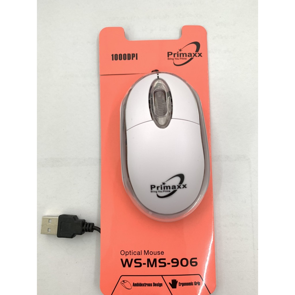 Primaxx เมาส์ มีสาย Optical USB Mouse WS-MS-906 - Tawee Accessory ...
