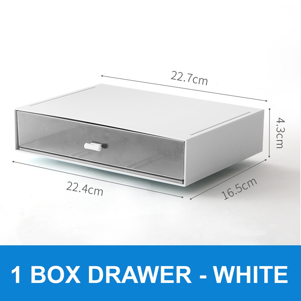 BestGila MALAYSIA Drawer-Type Storage Box Desktop Plastic Mini Drawer ...
