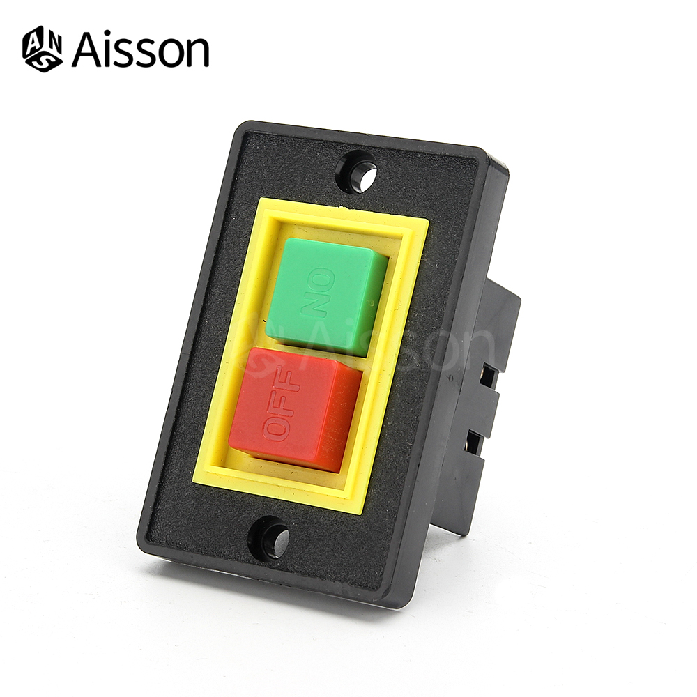 Ac 380v 2kw On Off Start S Push Button Switch 6 Screw Terminals Qcs1 ...