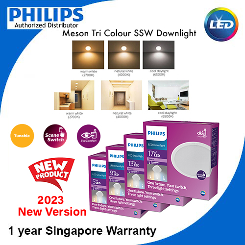 Philips Meson SSW Downlight Tri Colour / Tunable / Switch Scene / 3 ...