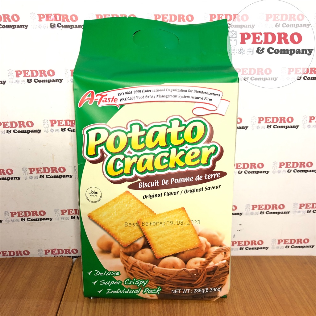 A taste potato cracker biscuit 238 gram - biskuit cookie kentang ...