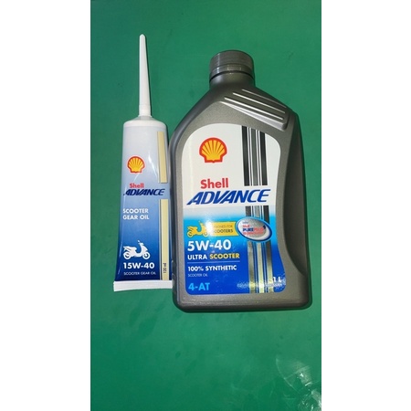 เชลล์อัลตร้า เชลล์แอดวานซ์ สังเคราะห์แท้ SHELL Advance Ultra 10w40 ...