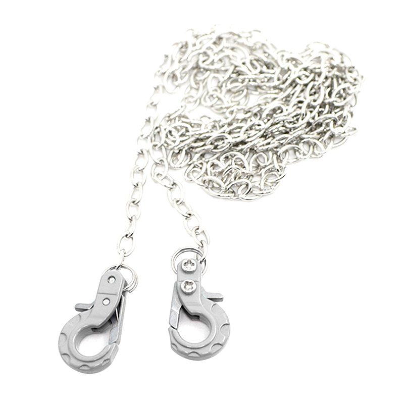 RC Car Metal Tow Chain with Trailer Hook for TRX4 Axial SCX10 90046 ...