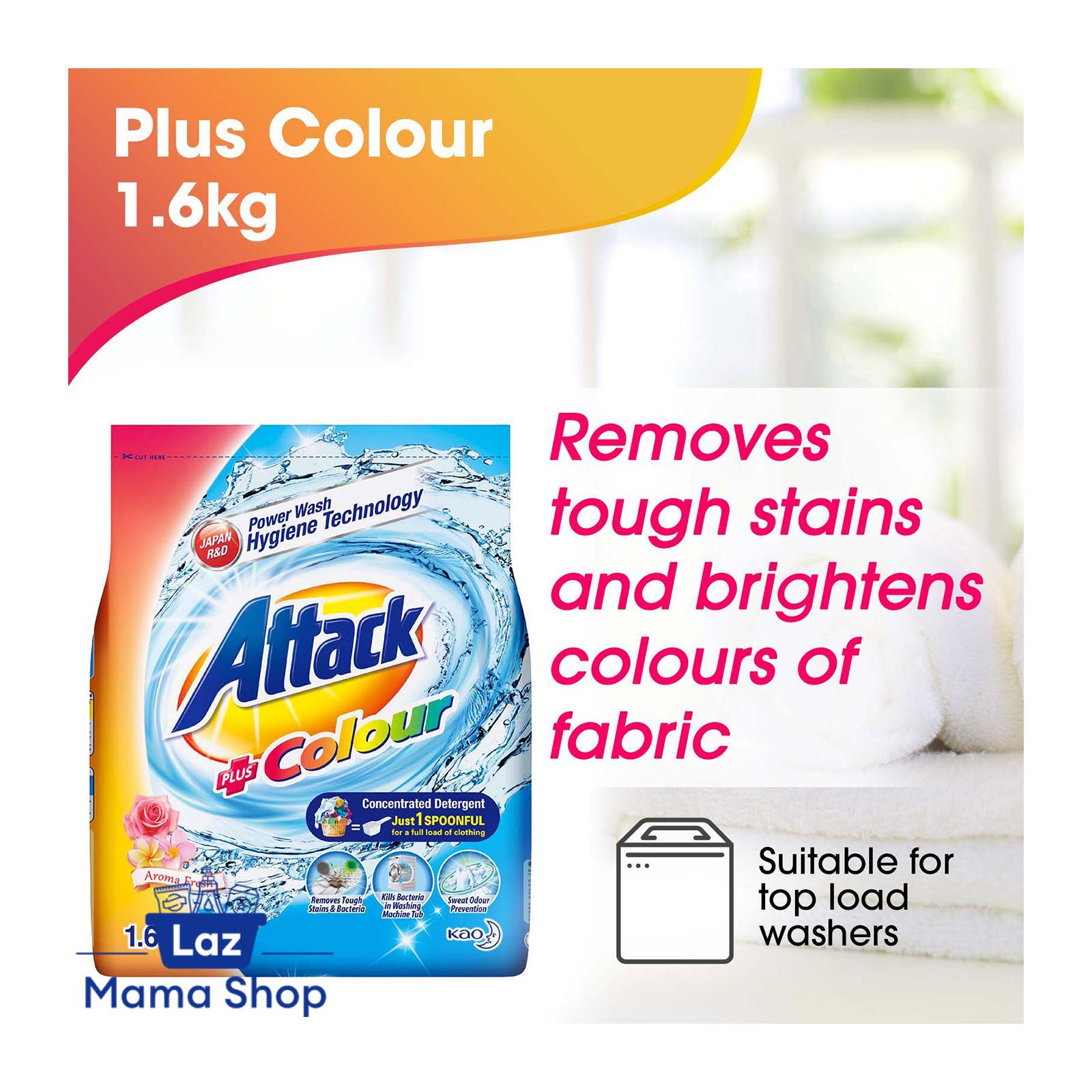 Attack Colour Ultra Powder Detergent 1.6KG (Laz Mama Shop) | Lazada ...