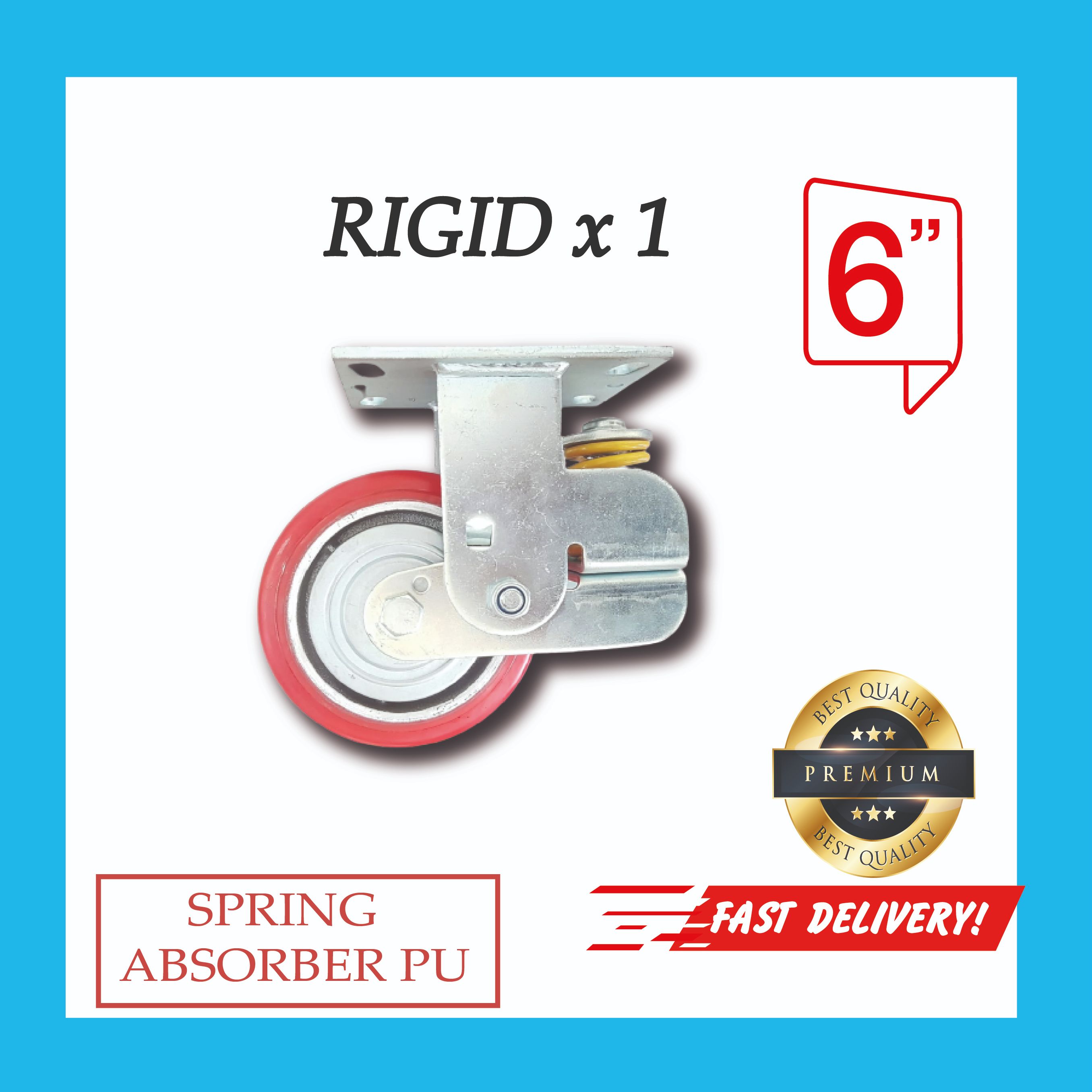 6'' (150) EXTRA HEAVY DUTY SPRING ABSORBER KOREAN PU ON CAST IRON ...