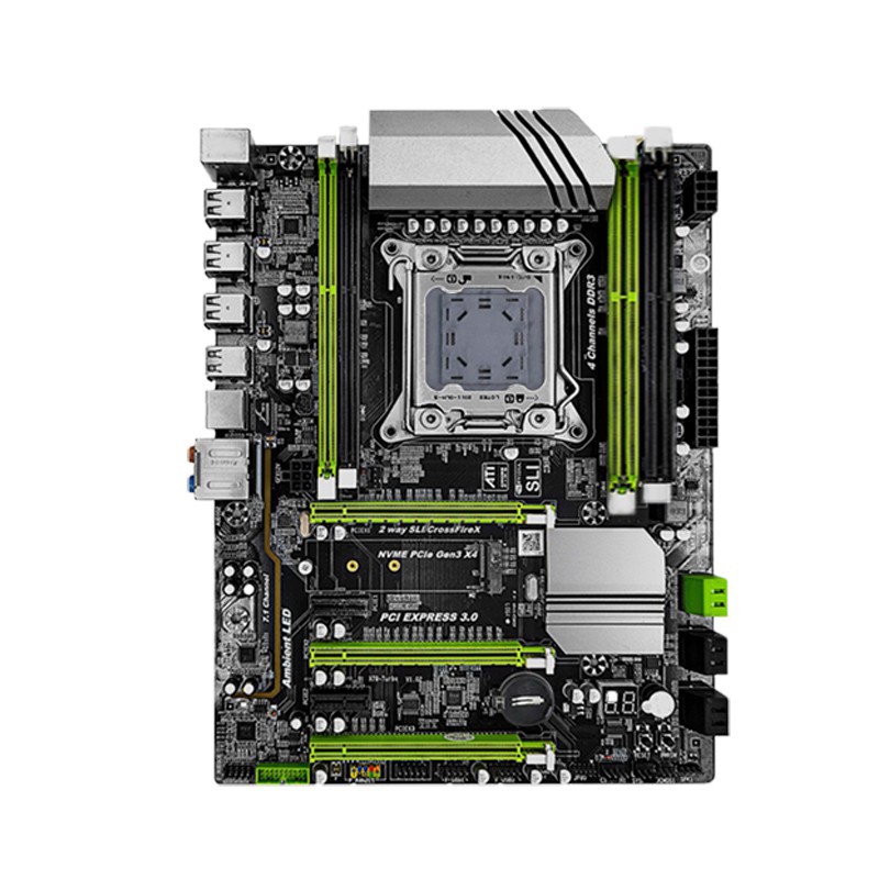 มาเธอร์บอร์ดรุ่น NVME X79,แผงวงจร (NVME M2 + SATA3 + USB3.0 ) ATX ...