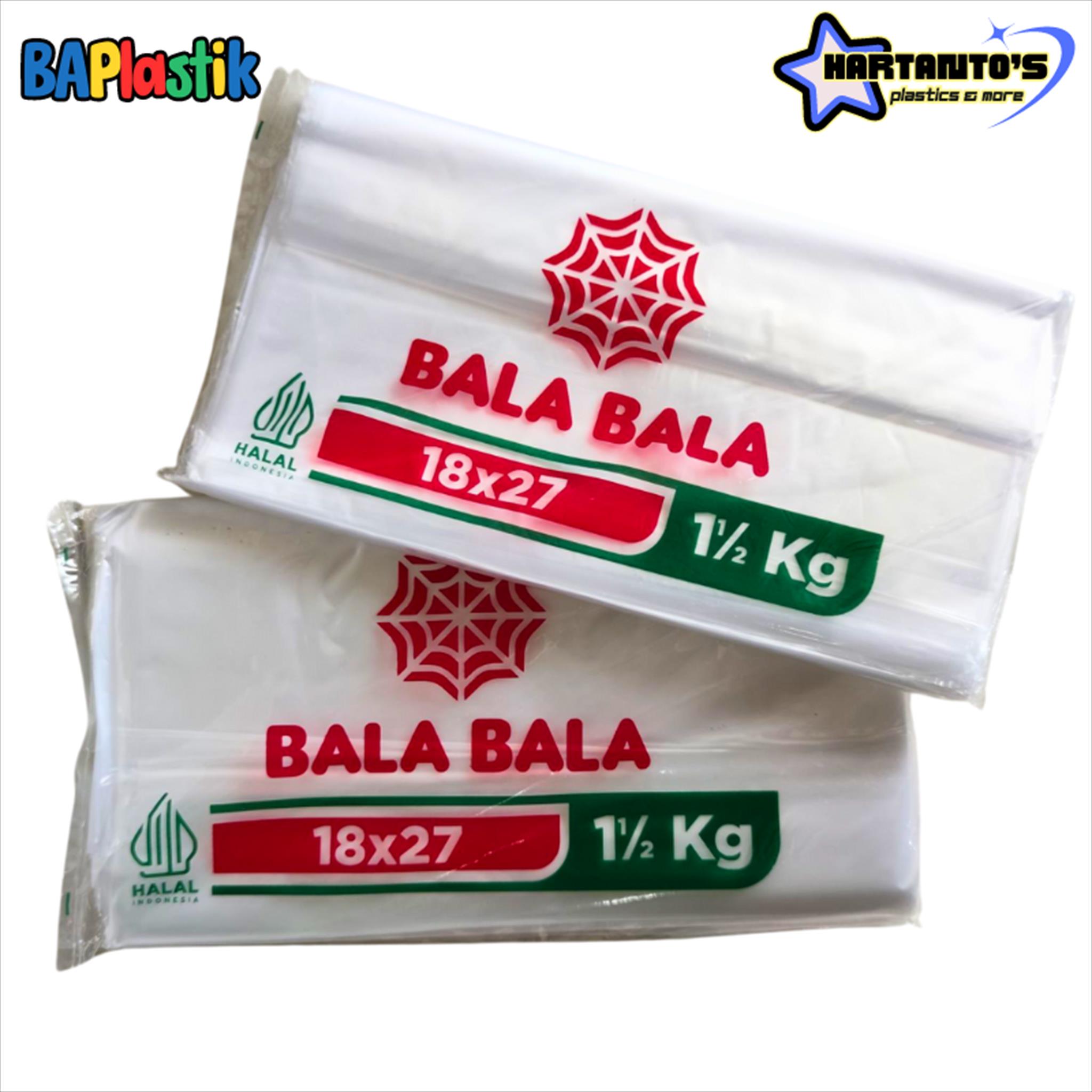 PLASTIK HD 18x27 BALA BALA 1,5kg Kantong Kuah Tahan Panas | Lazada ...
