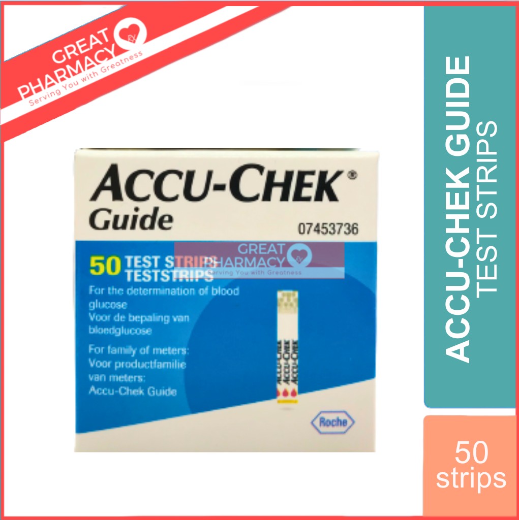 ACCU-CHEK GUIDE TEST STRIP 50'S | Lazada