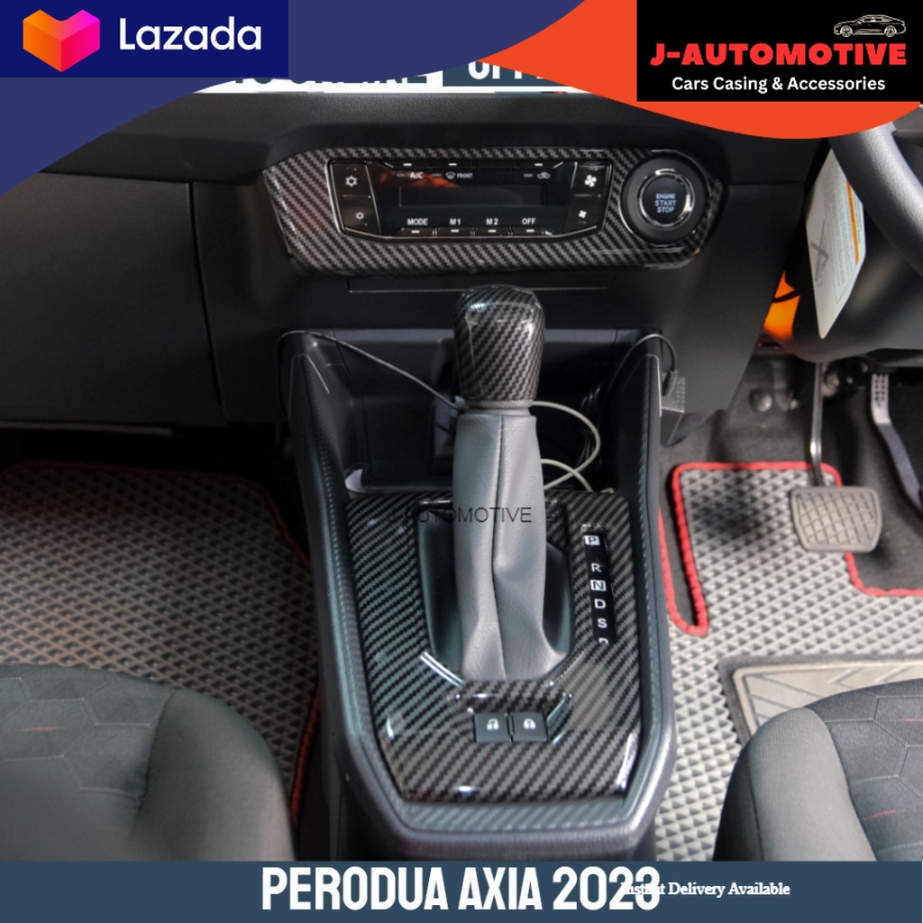 Carbon Fiber Perodua Axia 2023 Interior Steering Aircond Radio ...