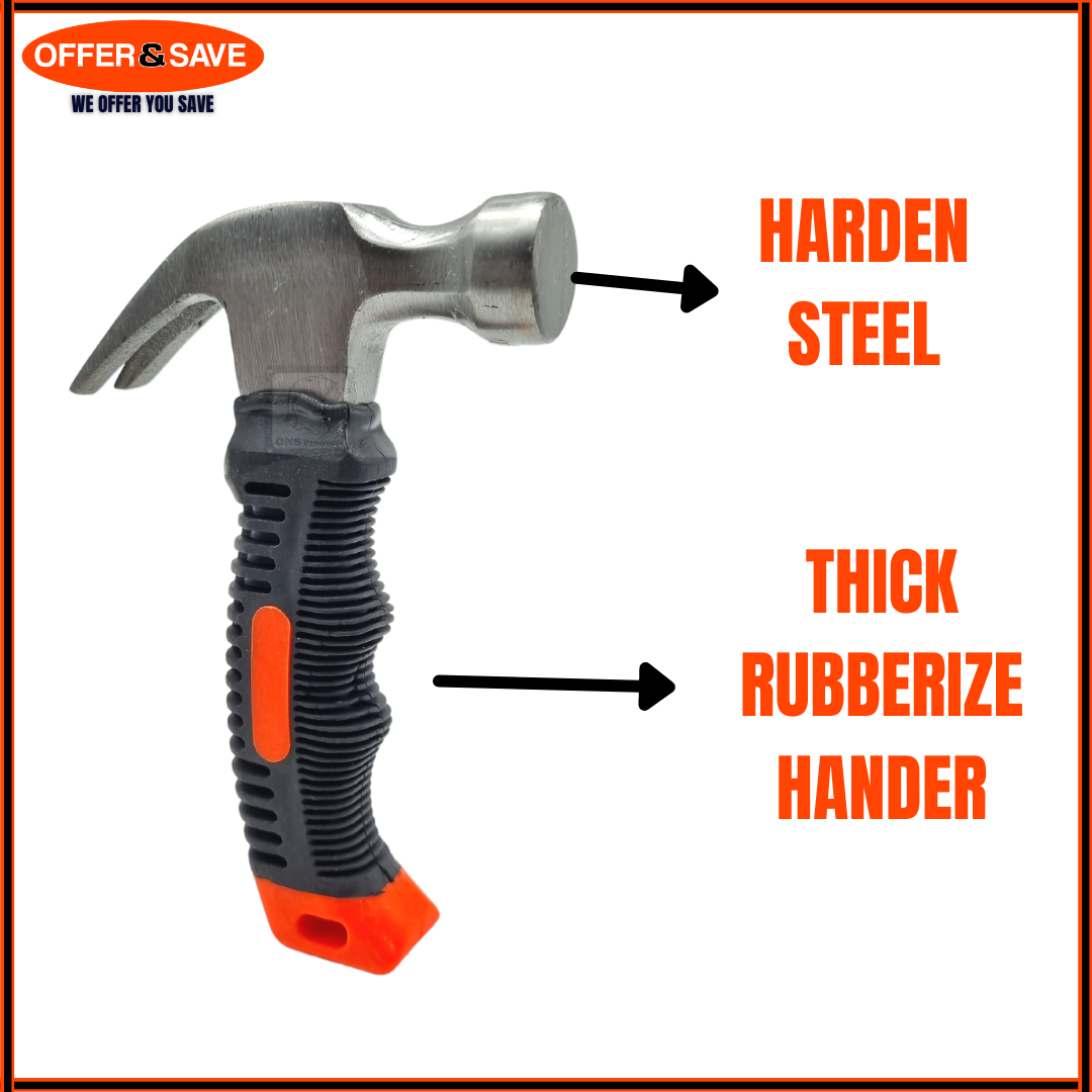 ONS Small Rubberize Handheld Hammer Hammers Strong And Comfortable ...
