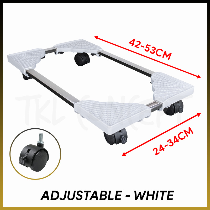 CPU Stand With Wheel 360 Rotating Pc Tray Desktop wheels cpu rack ...