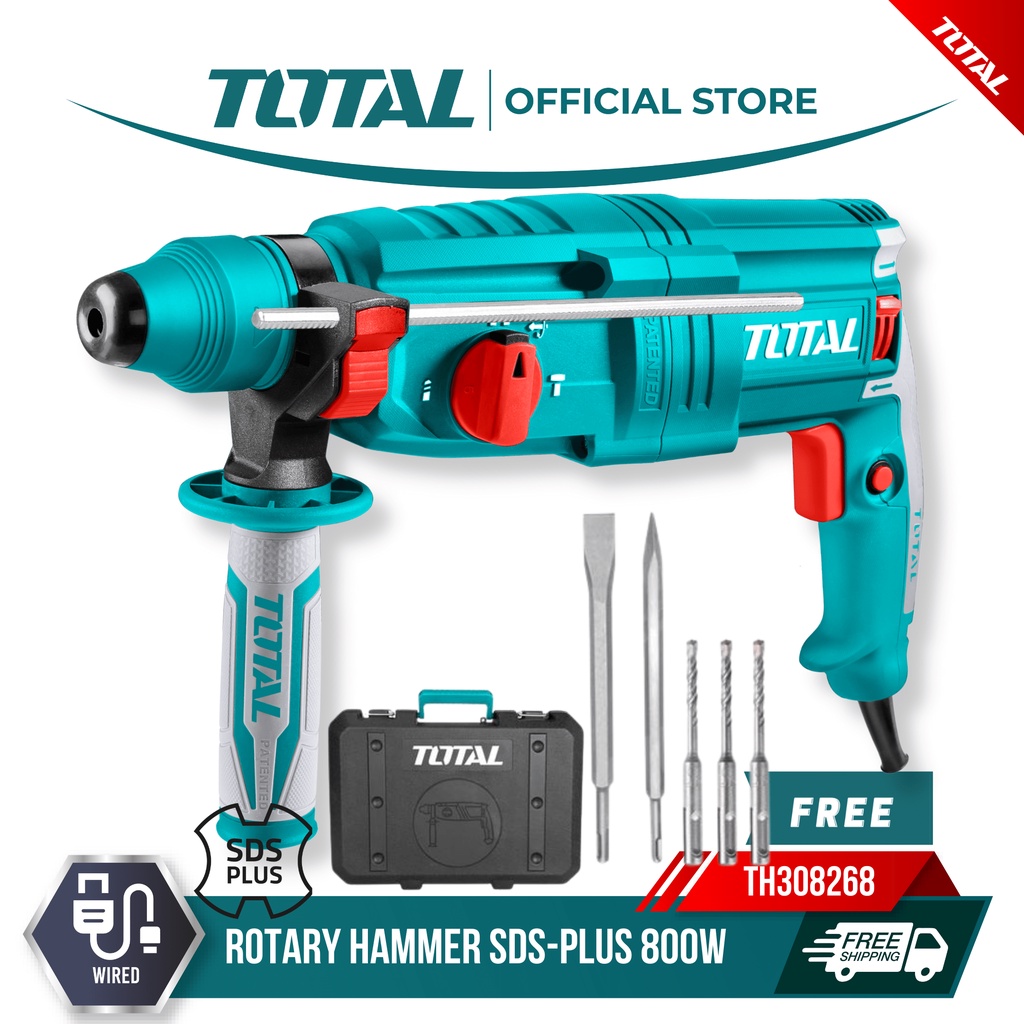 Total Rotary Hammer (800W) TH308268-8 | Lazada