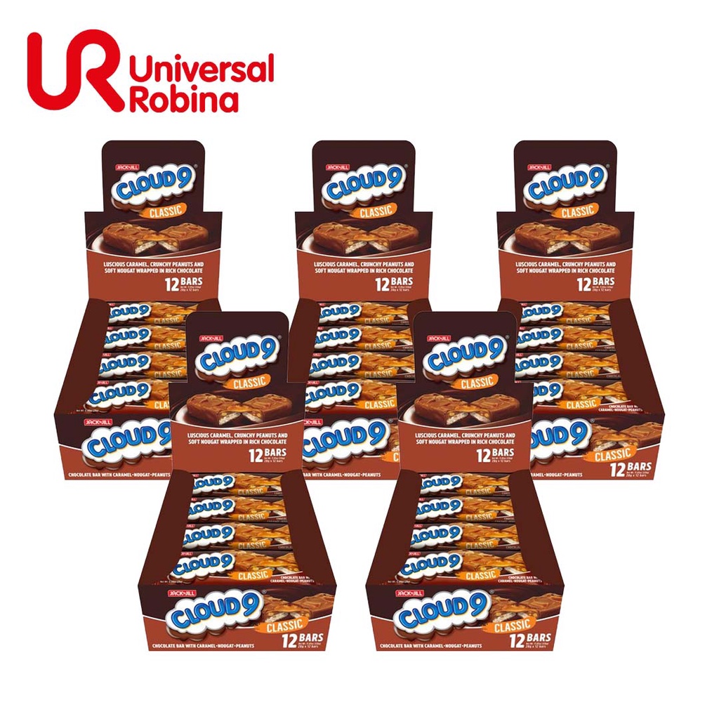Cloud 9 Classic Chocolate Bars (28g x 12) - 5 Packs | Lazada PH