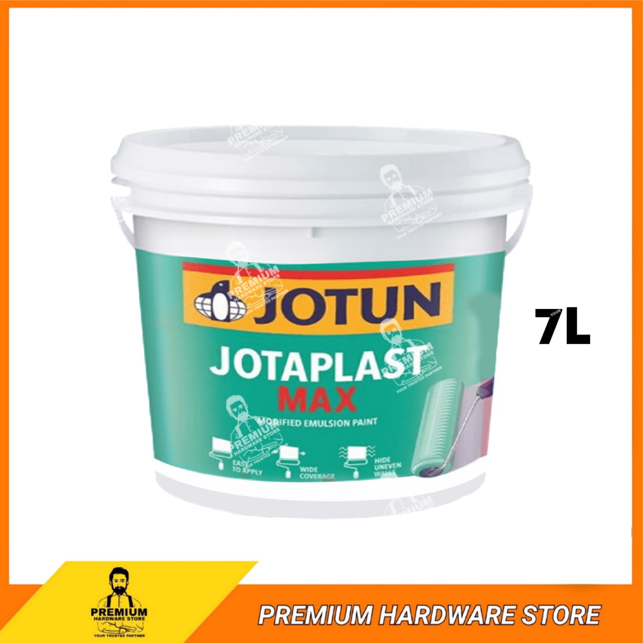 JOTUN Jotaplast Max (New) White 7 Liter Interior Emulsion Paint Matt ...
