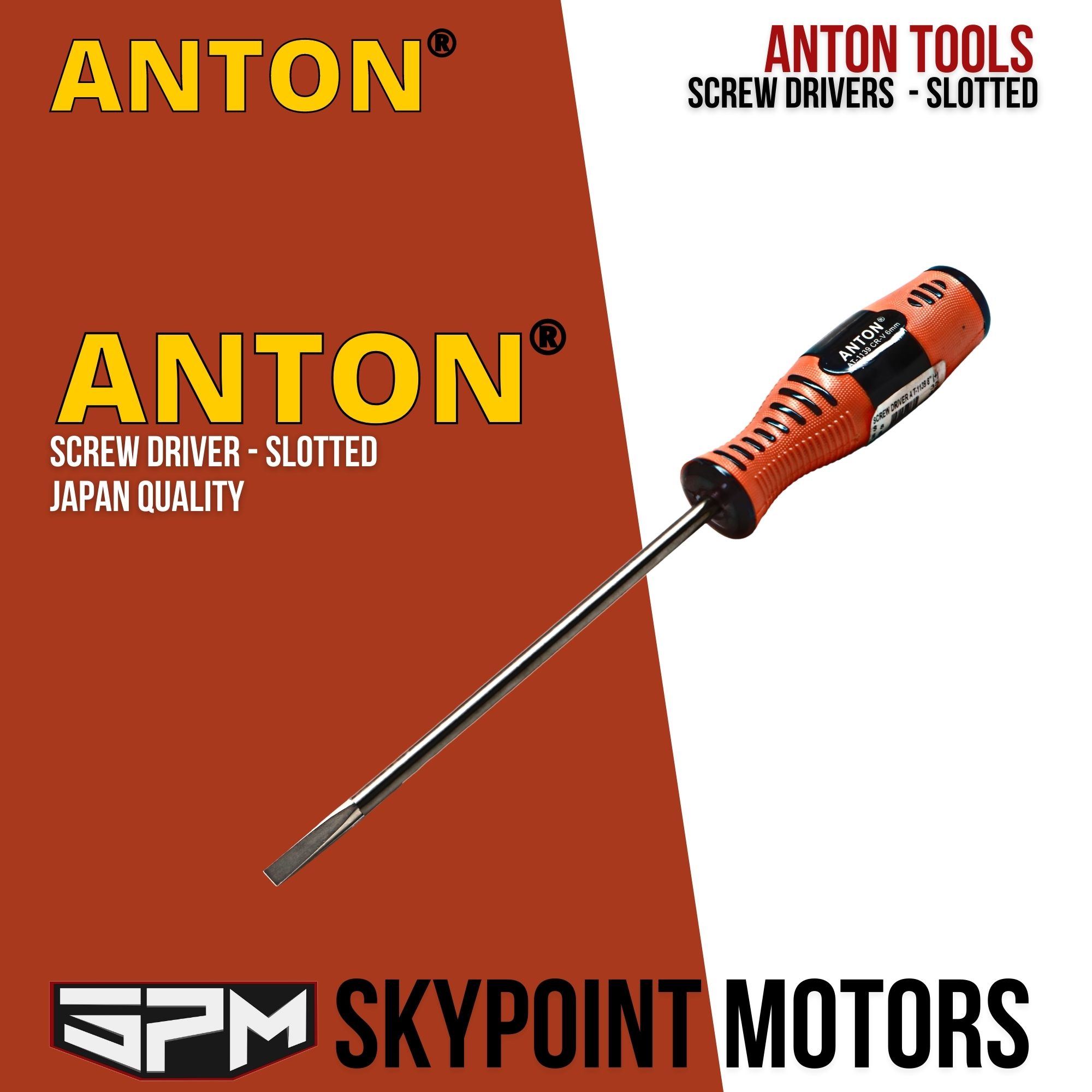 ANTON TOOLS SCREW DRIVER 8" AT-1139 (9501-218/219) | Lazada PH