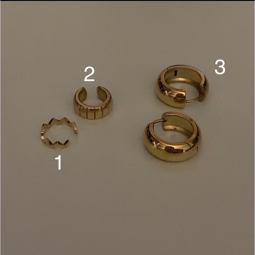 HER OBJECTIVEEAR CUFFBOLD EARRINGS - her_objective - ThaiPick