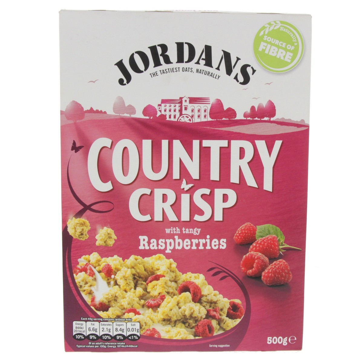 Jordans Country Crisp Raspberries จอร์แดนธัญพืชซีเรียลอบกรอบรสราสเบอร์ ...