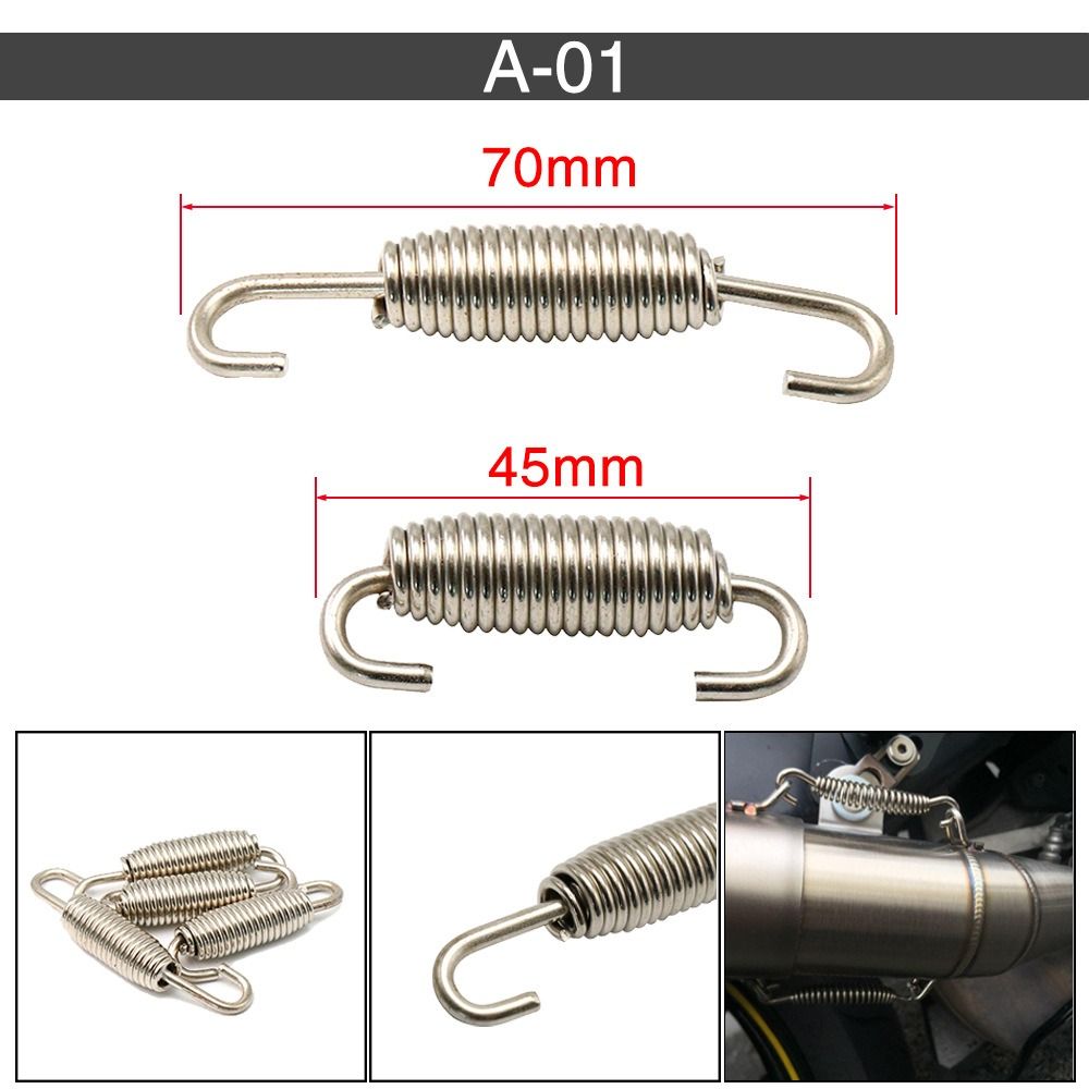 Stainless Steel Exhaust Springs Titanium Silencers Double Hooks ...