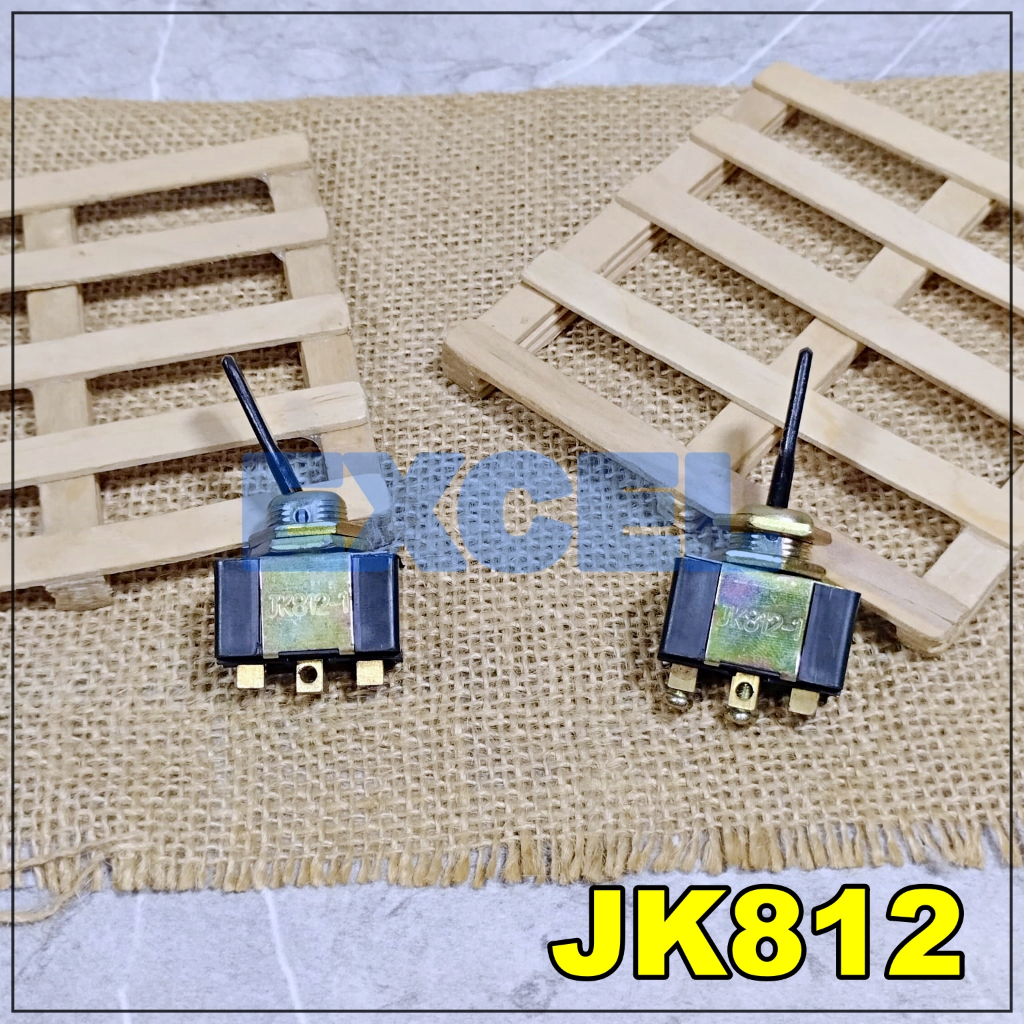 JK812 - SAKLAR LAMPU SEN ON-OFF-ON 3 KAKI PIN UNTUK MOBIL & MOTOR ...