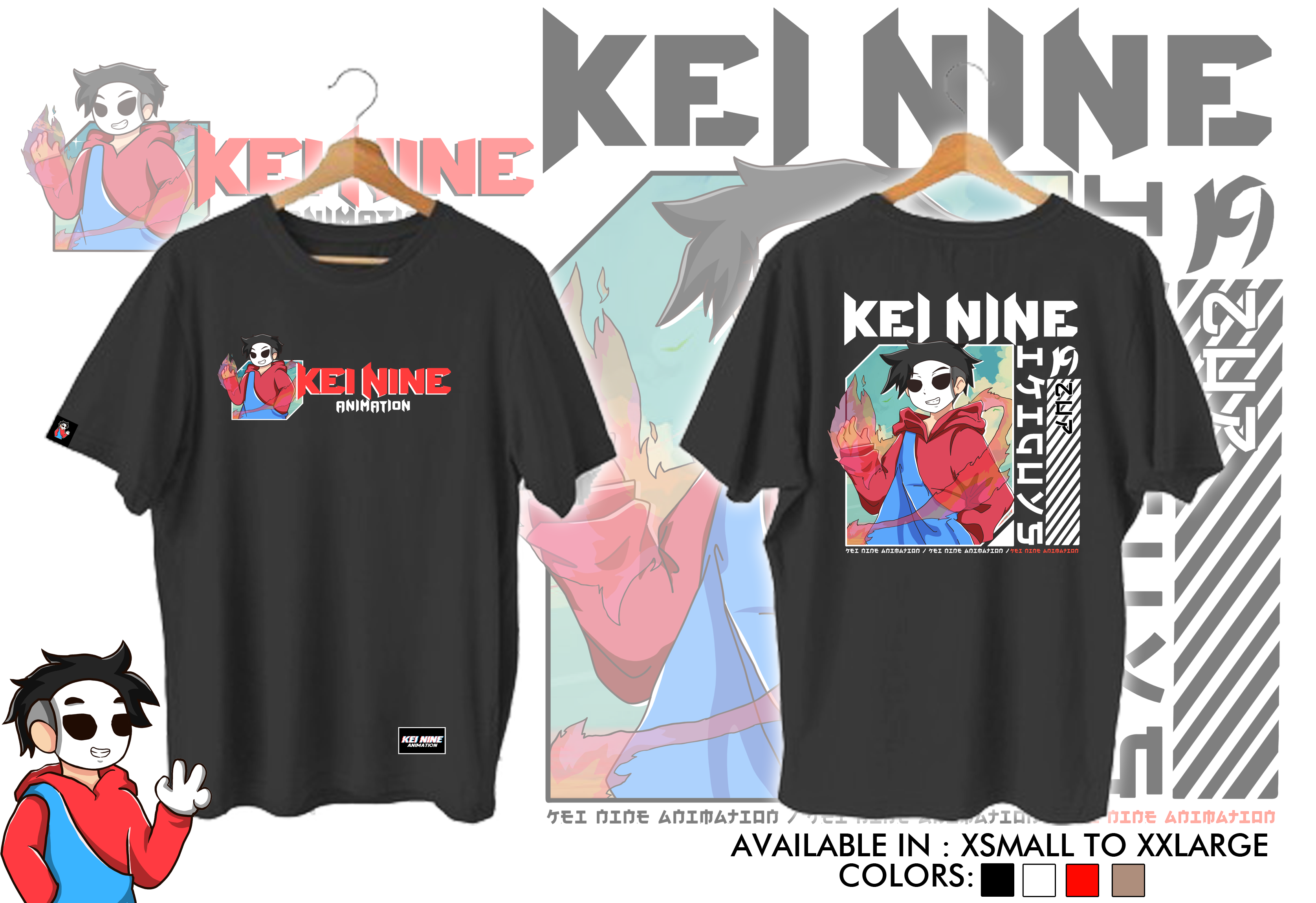 KEI NINE ANIMATION SHIRT | Lazada PH