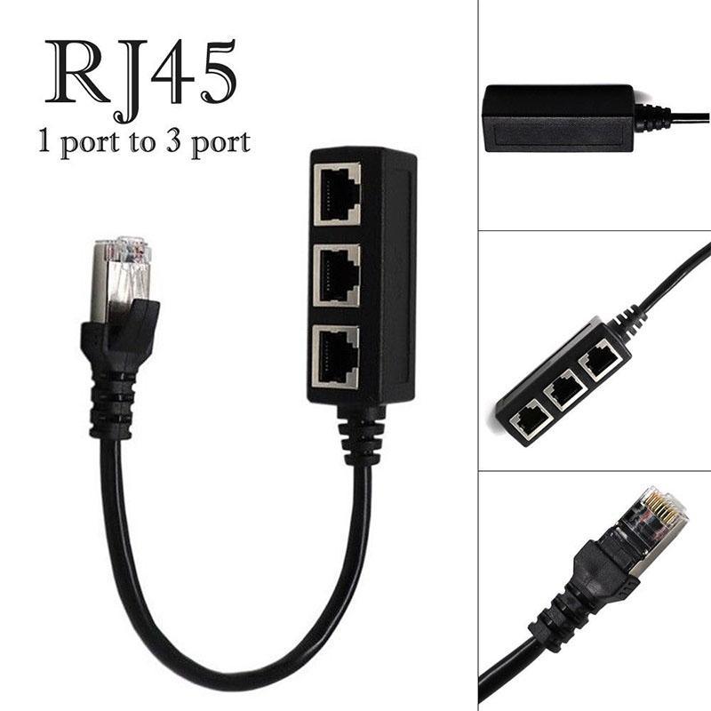 【EleganceWorld】RJ45 LAN Connector Ethernet Network Splitter Adapter ...