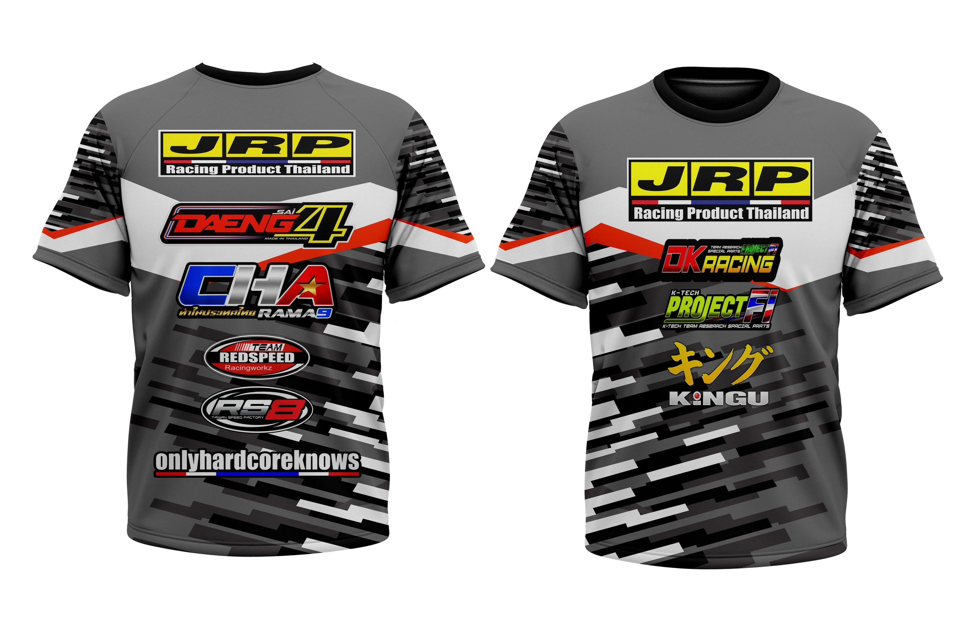 JRP 09 GREY DAENG4 RACING SHIRT DESIGN CUSTOMIZED T-SHIRT WITH FREE ...