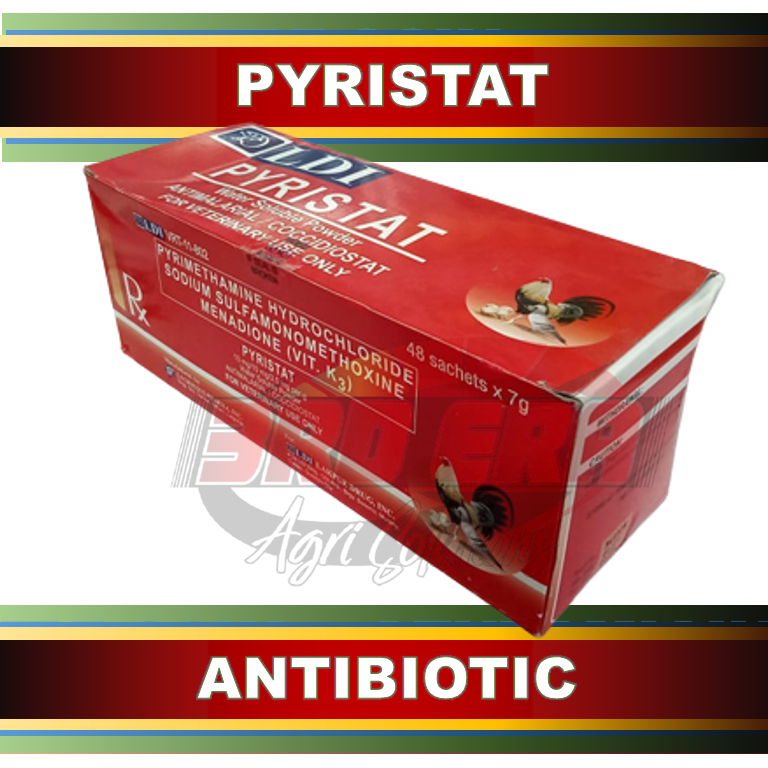 PYRISTAT POWDER - For control of Avian Malaria in gamefowls. (Three ...