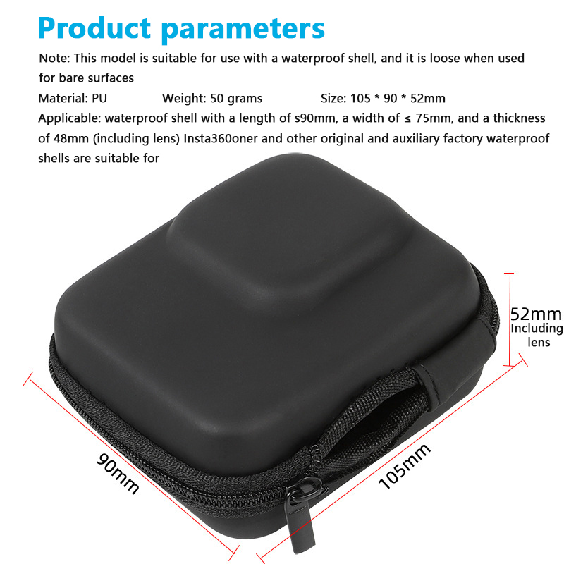 Hard Carry Case For GoPro Hero 11 10 9 8 7 6 5 Waterproof Case Mini ...