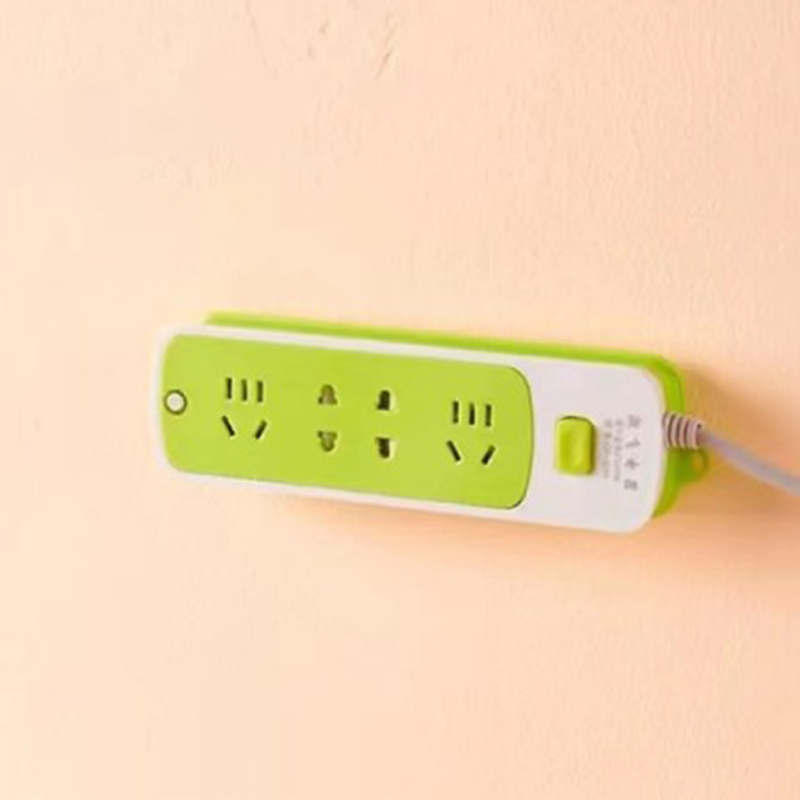 Wall-Mounted Socket Fixer Holder Socket Plug Fixer Cable Wire Organizer ...