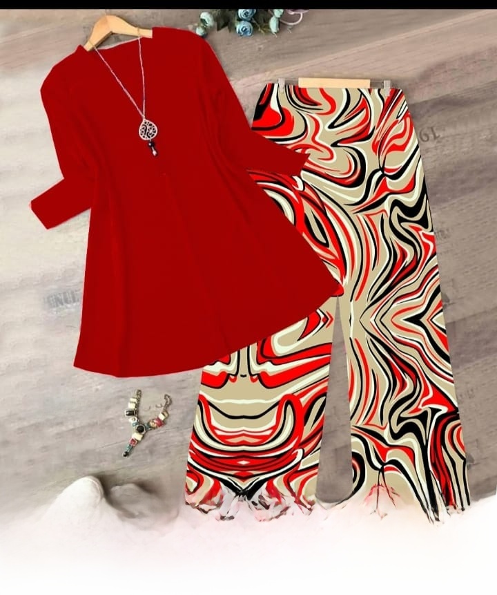 Stay Stylish With A Linen Stitched 2-piece Dress Fashionable Trendy ...