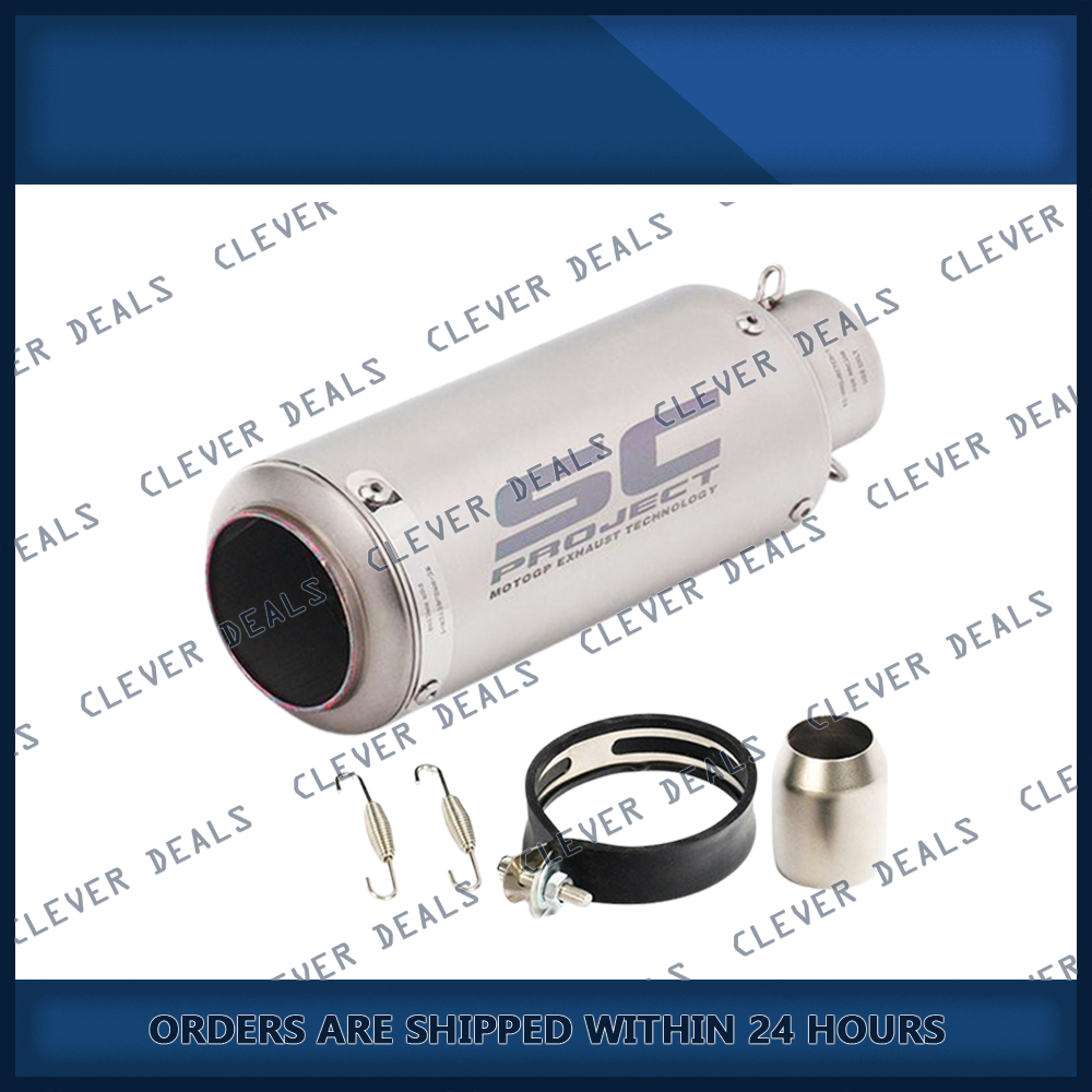 SC Project CRT Open Type Slip On Universal Exhaust Canister Muffler ...