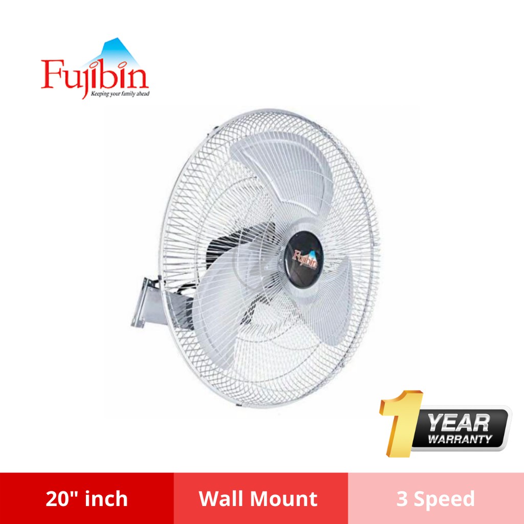 FUJIBIN 20″ POWERFUL WALL FAN (FBW-20) Kipas Dinding | Lazada