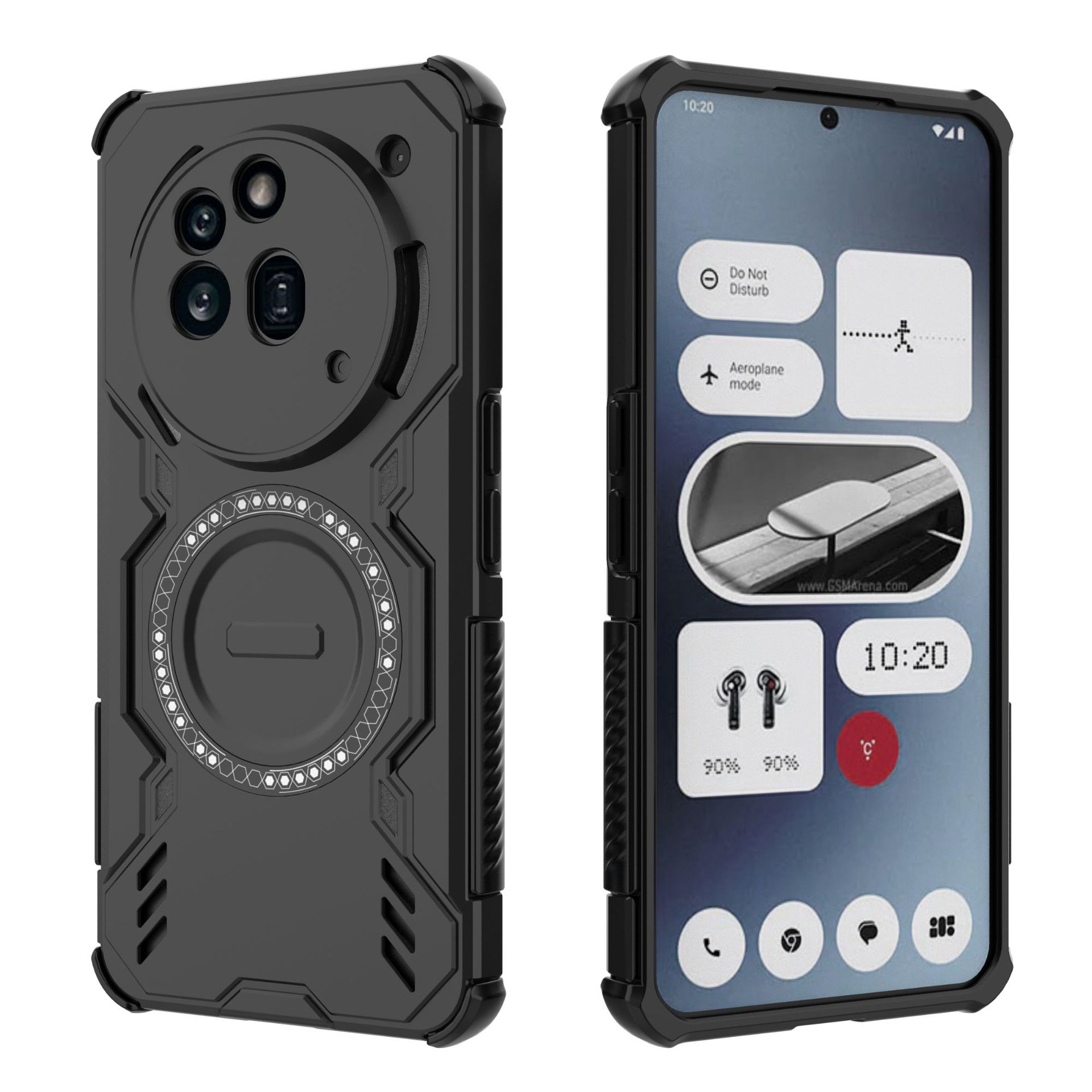 Nothing Phone 3A Pro MagSafe Case,Magnetic Drop-Proof Phone Case Cover ...
