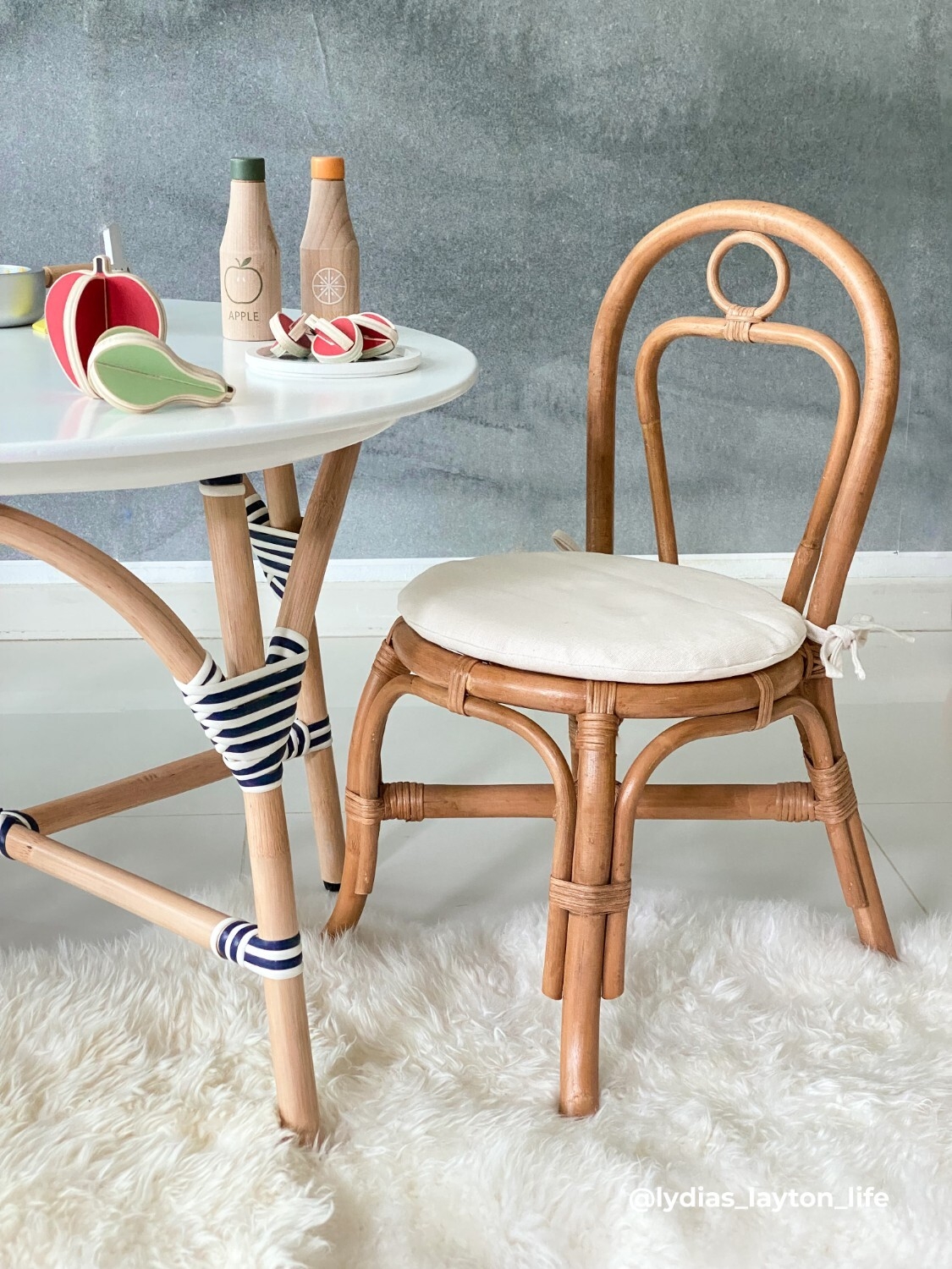 Amelie Kids Play Chair w/ Cushion / Kids Play Chair / Kids Study Chair ...