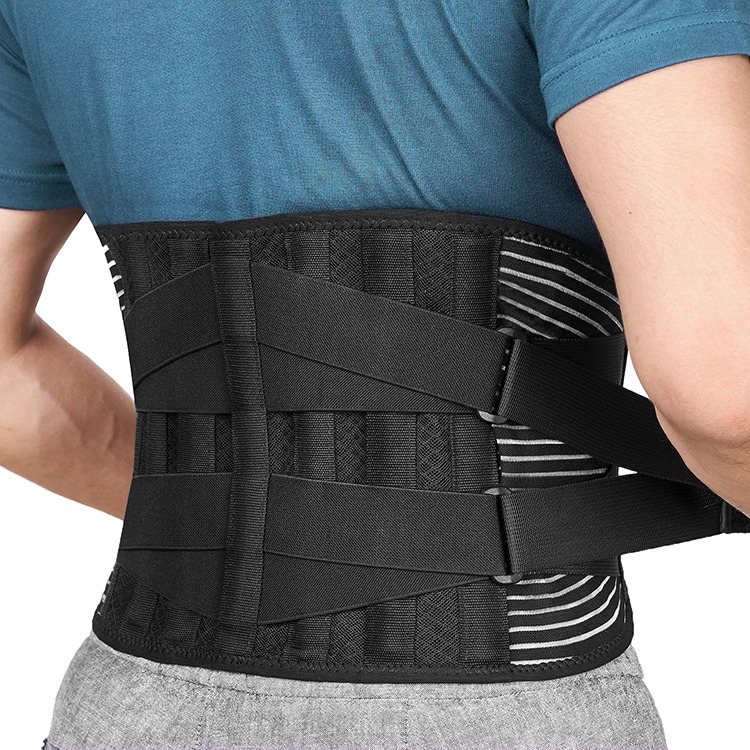 SG Stock Waist Support Brace Heavy Duty Lumbar Back Belt Back brace for ...