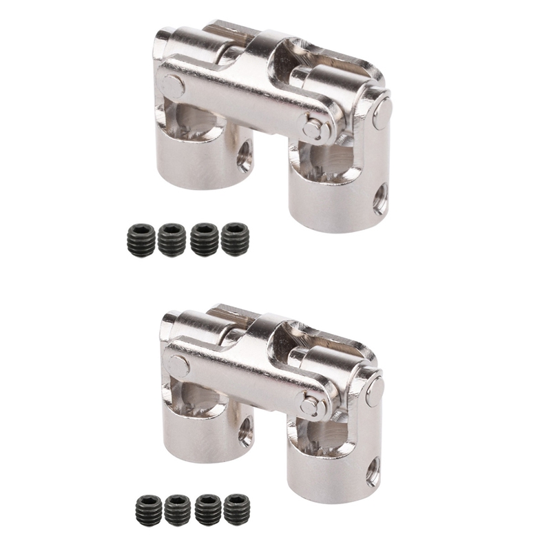 2set Rc Double Universal Joint Cardan Joint Gimbal Couplings with Screw,6X6mm & 4X4mm | Daraz.com.np