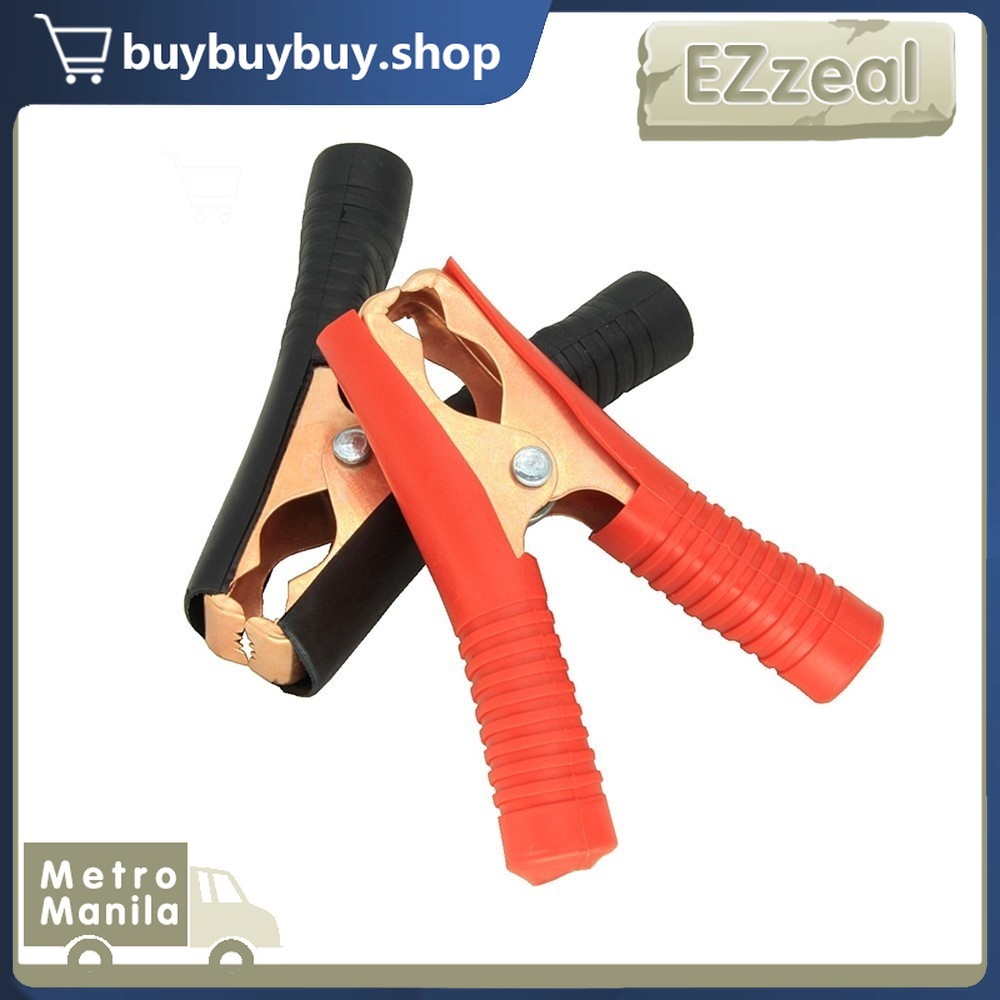 2pcs Alligator Clips Battery Clip Heavy duty Copper Battery Test ...