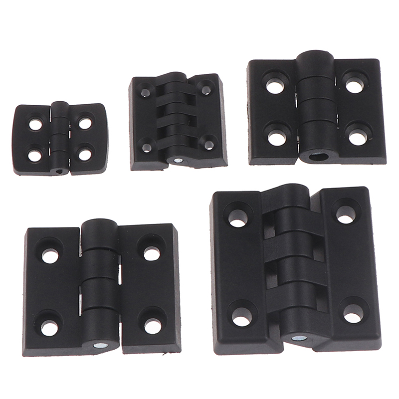 1PCS Small Hinges Black Mini Plastic Door Bearing Butt Cabinet ABS ...