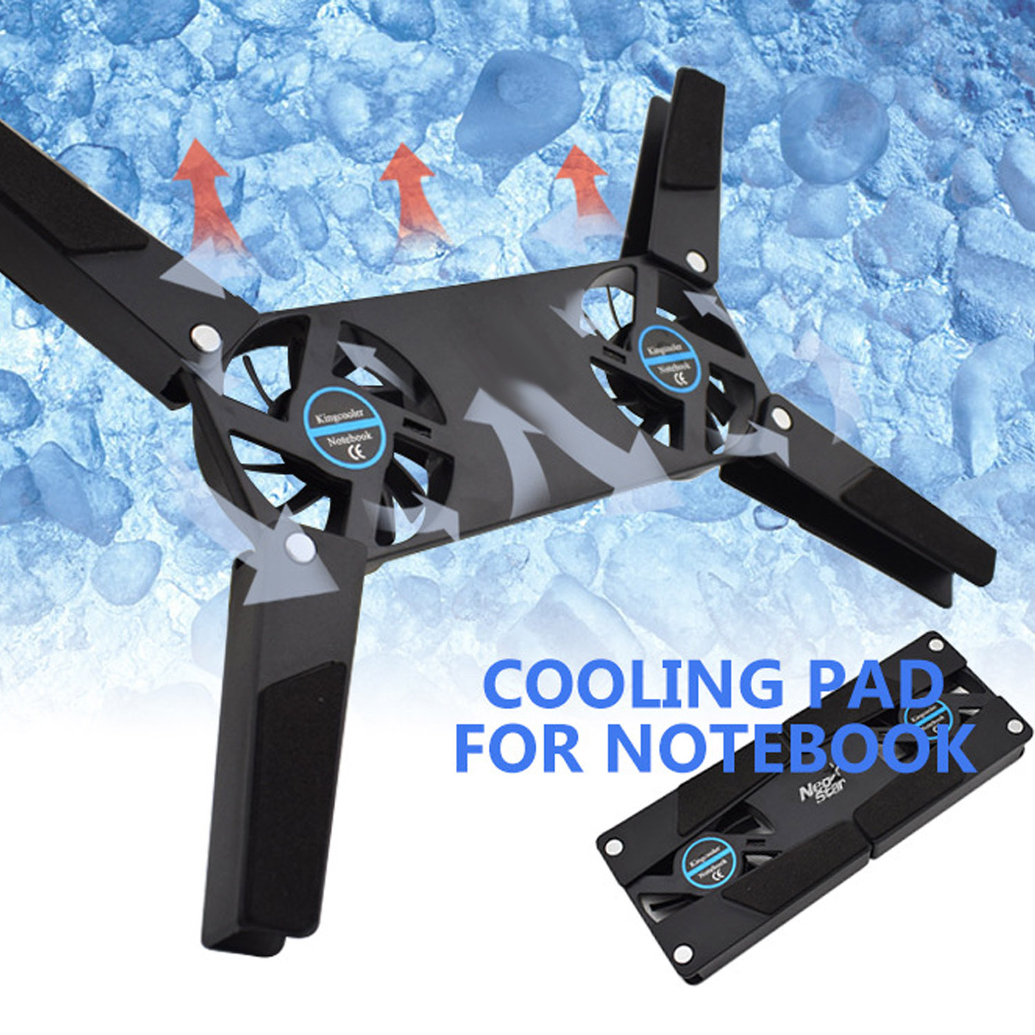 【New arrival】Besegad Portable Foldable USB Notebook Laptop Cooler ...