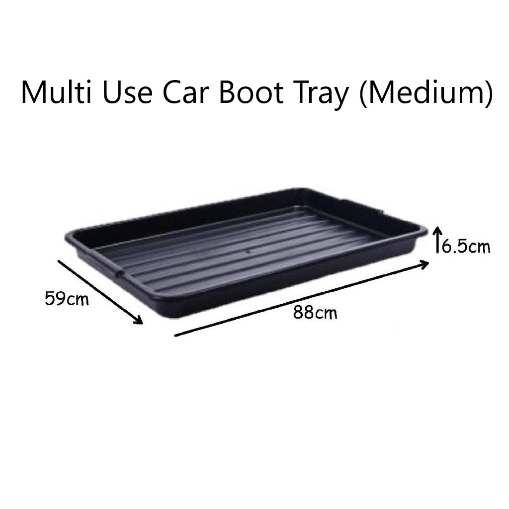 Pasar Malam use Tray/Multi Purpose Tray Black /Stall Tray/Car Rear Boot ...