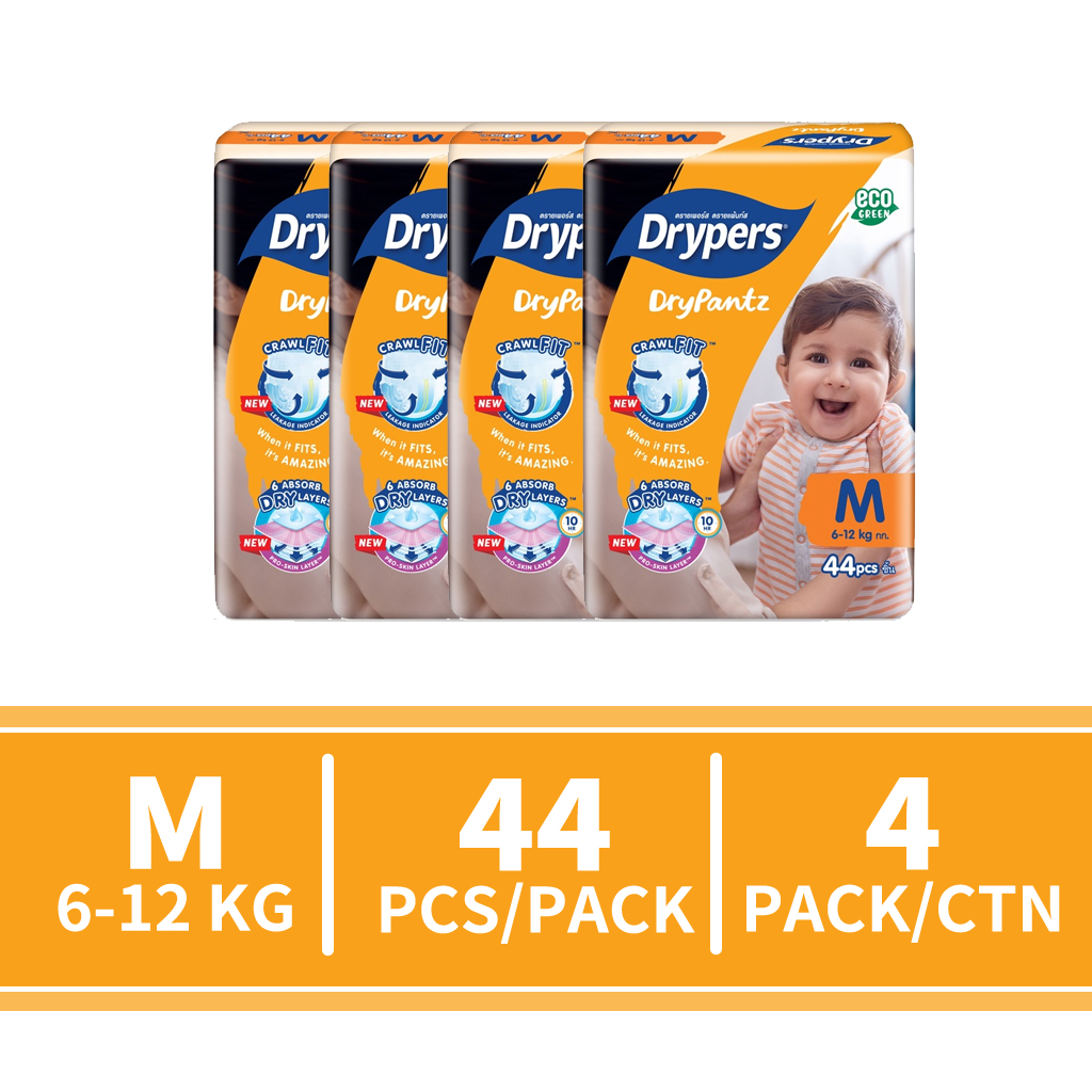 [Carton Deal] Drypers Drypantz and Mega Pack Diapers M/L/XL/XXL Size ...